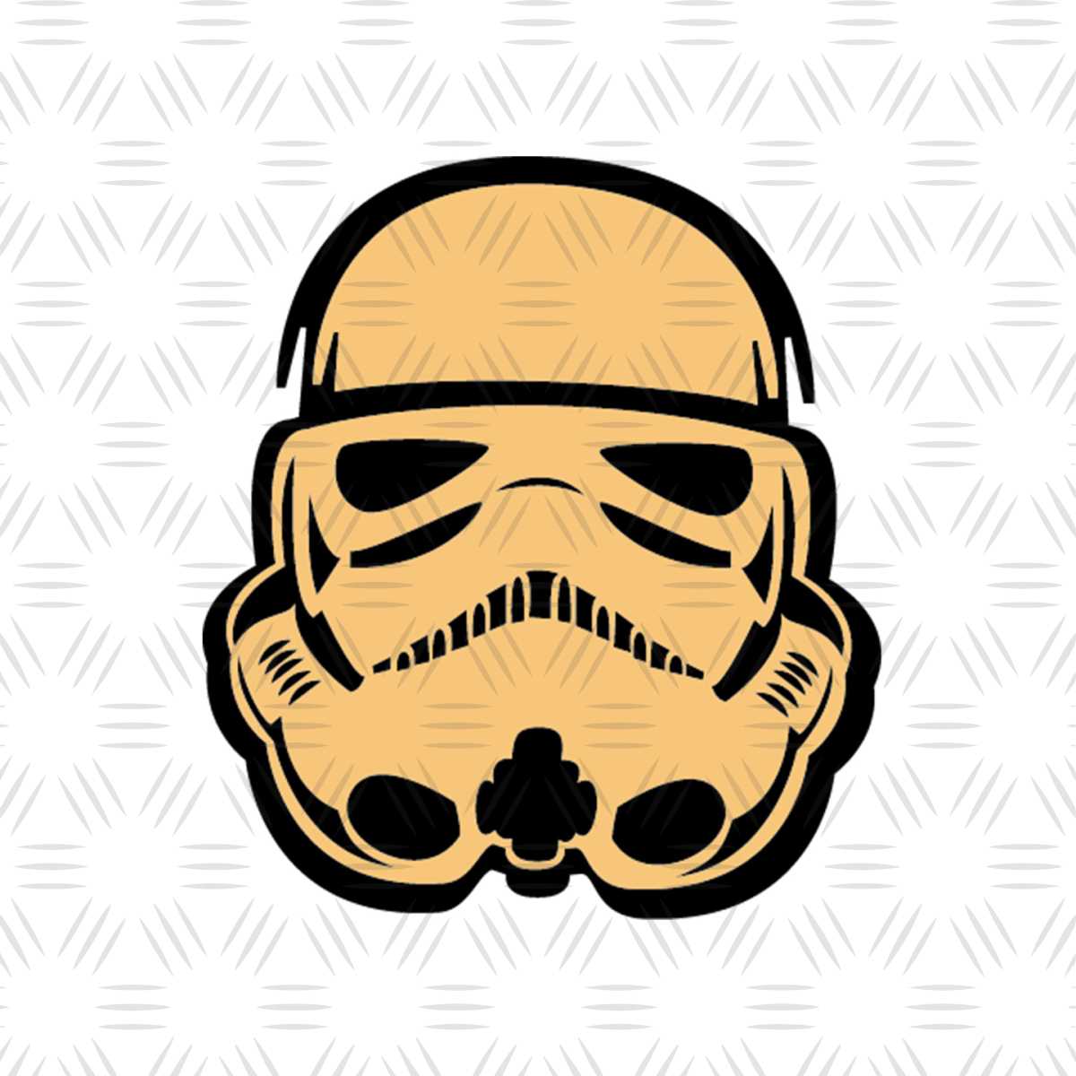 Star Wars Stormtrooper Fat Helmet Funny Design SVG | Inspire Uplift
