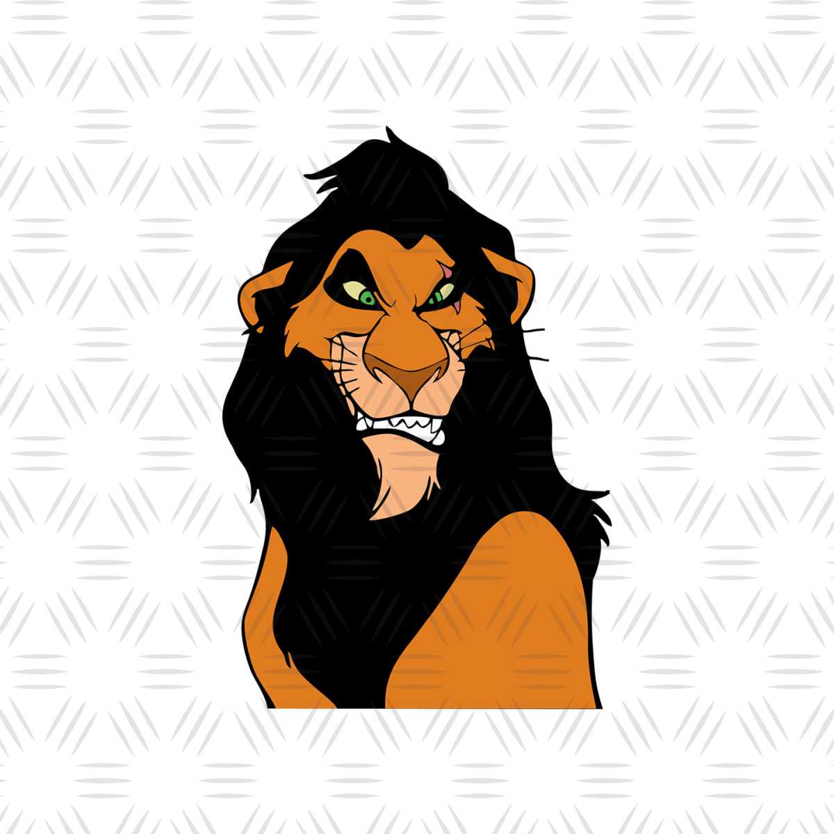 Scar Character The Lion King Disney Movies Svg | Inspire Uplift