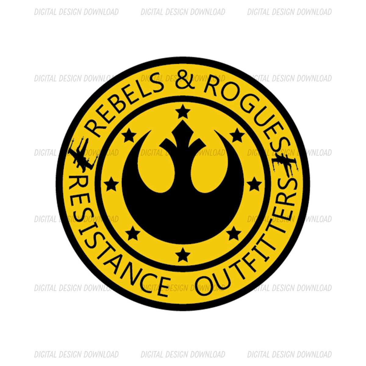 Rebel Alliance Symbol Logo Star Wars Rebels & Rogues Resista | Inspire ...