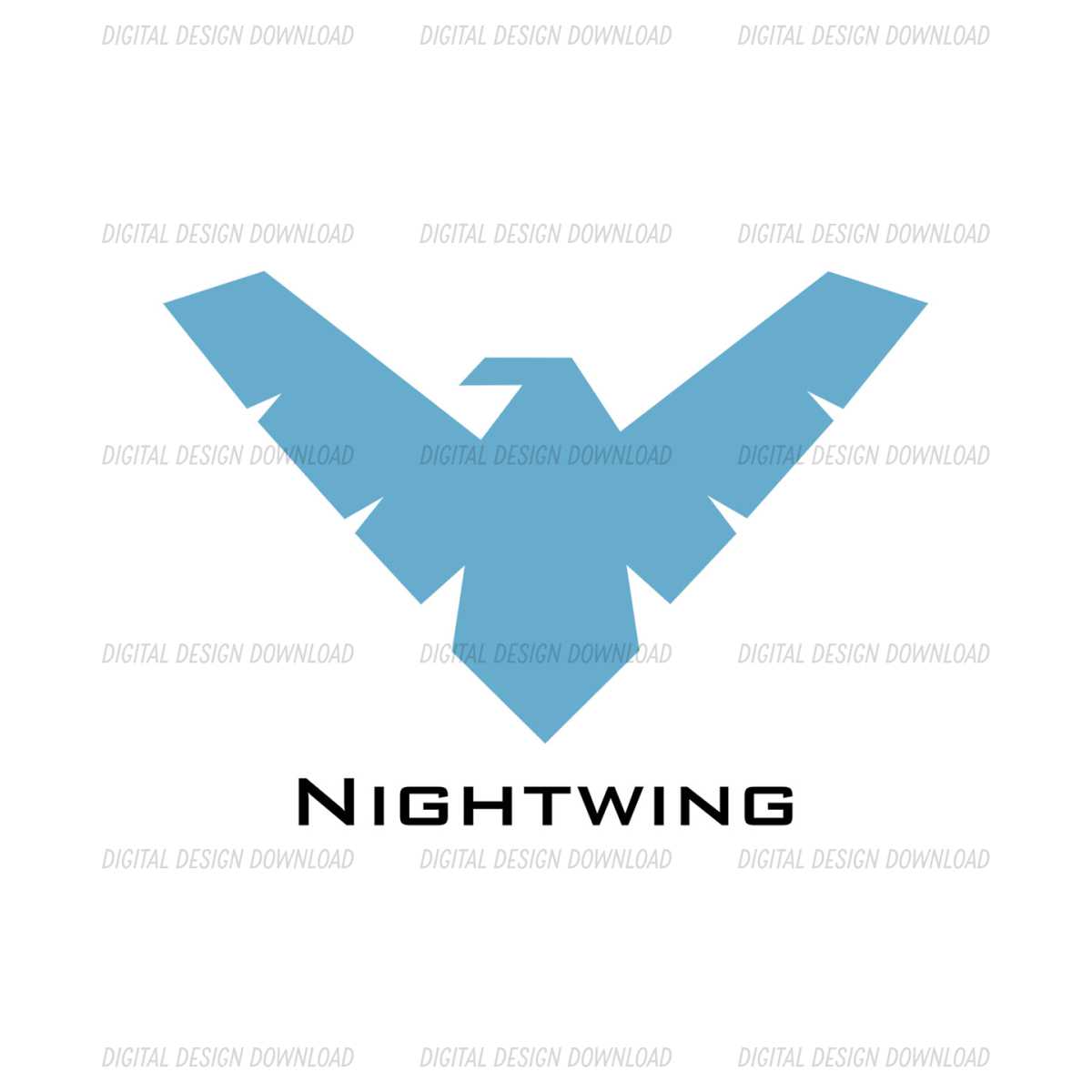 Avengers Superheroes Nightwing Logo SVG | Inspire Uplift