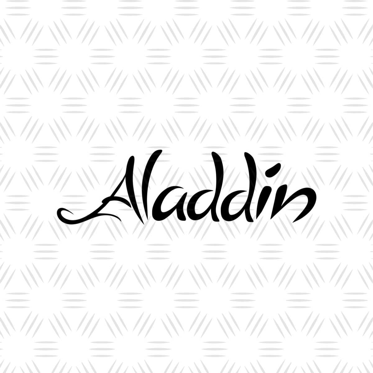 Aladdin Logo Free Vector Disney Aladdin SVG - Inspire Uplift