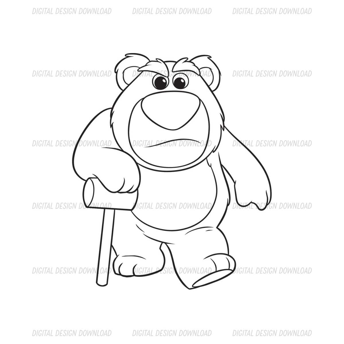 Disney Cartoon Toy Story Character Lotso Hugging Bear Toy Si - Inspire ...