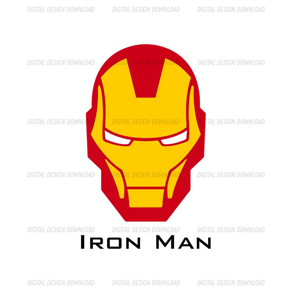 Avengers Superhero Iron Man Logo SVG | Inspire Uplift