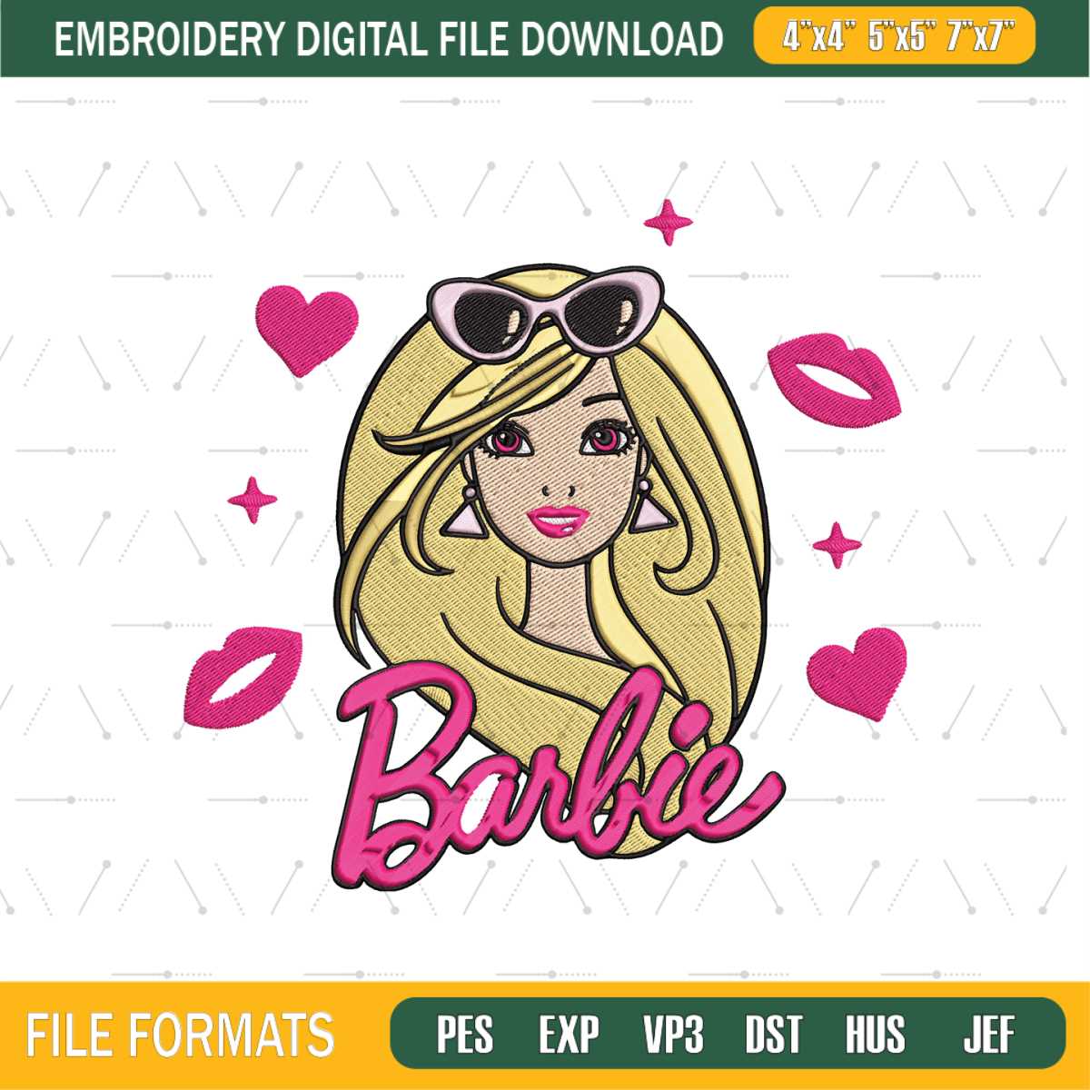 Barbie Girl Logo Embroidery | Inspire Uplift