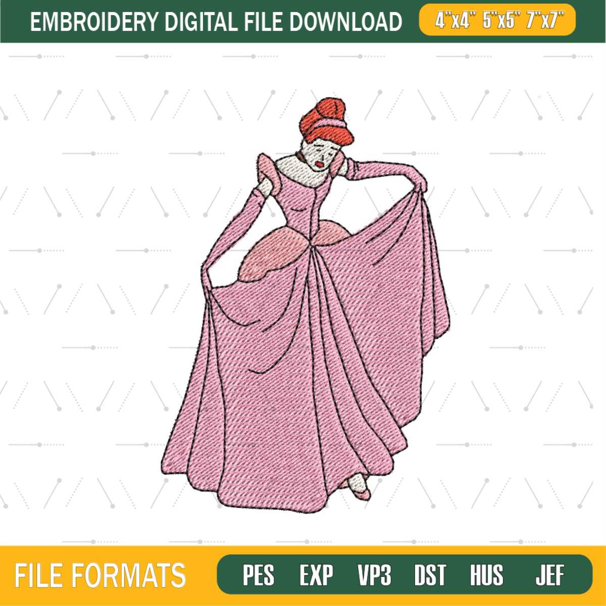 Disney Princess Cinderella Embroidery 2 | Inspire Uplift