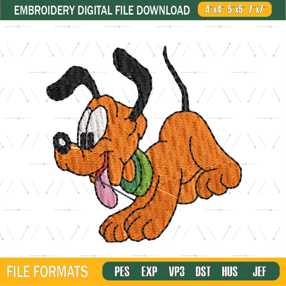 Disney Baby Pluto Embroidery | Inspire Uplift