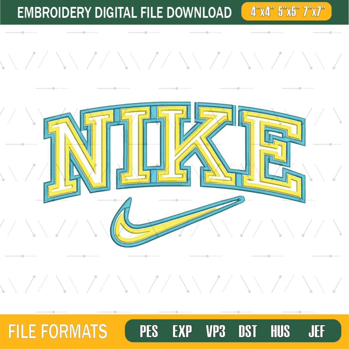 Nike Embroidery Design, Swooshes Machine Files File,Pes, Dst | Inspire ...