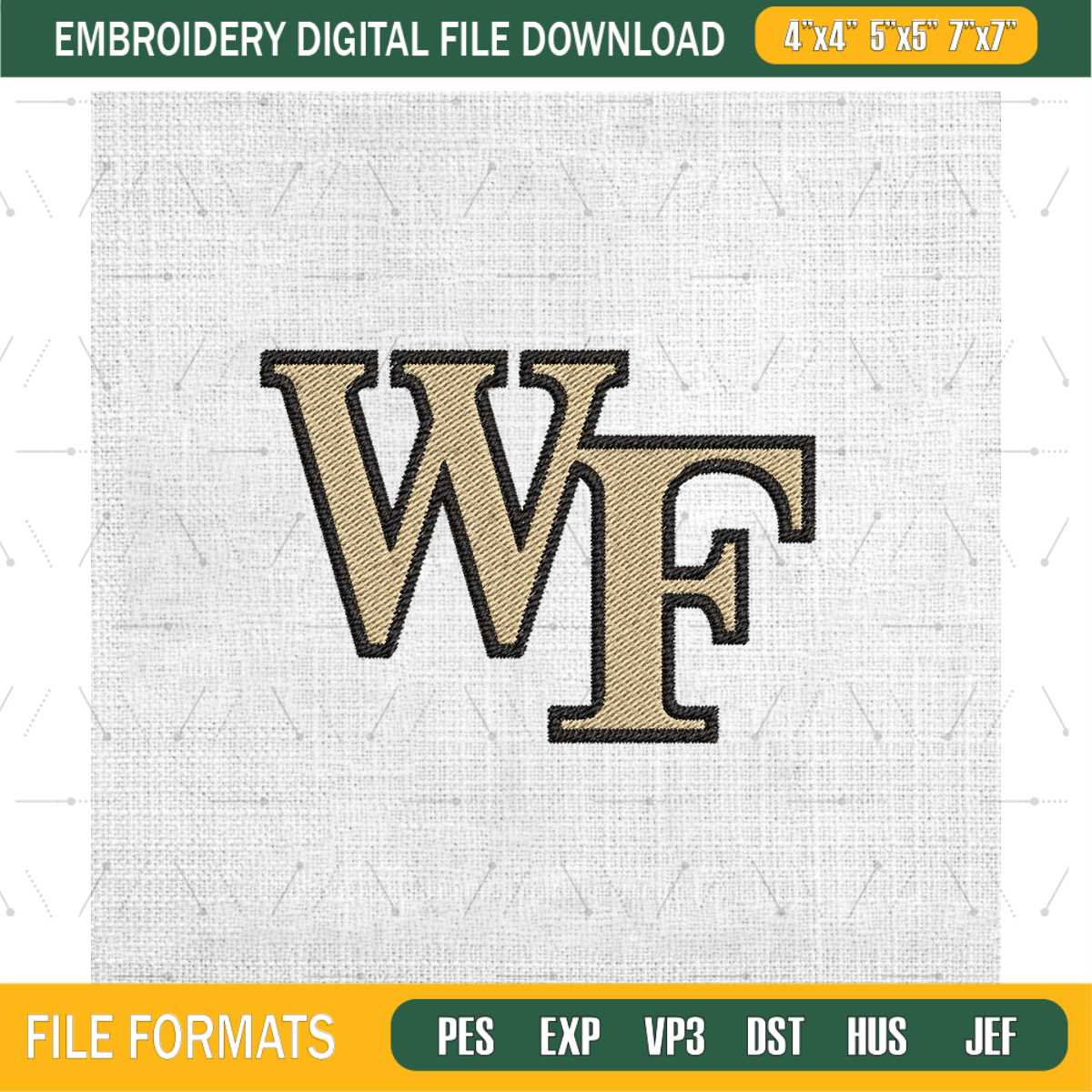 Wake Forest Demon Deacons NCAA Sport Logo Embroidery Design | Inspire ...