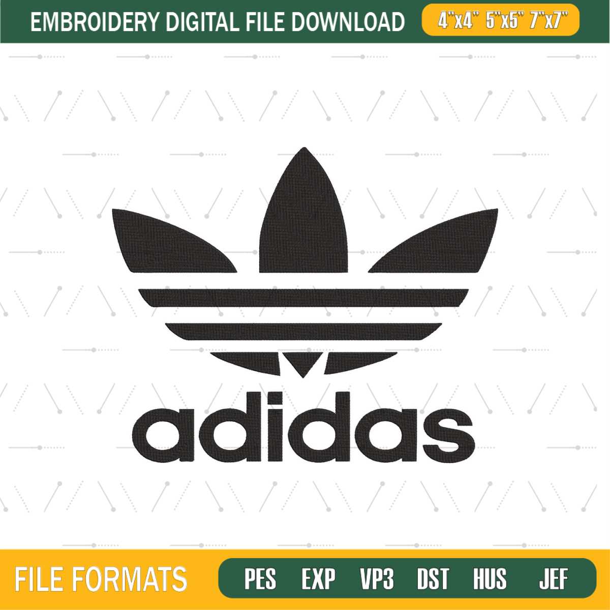Adidas Embroidery Designs, Adidas Logo Machine Embroidery De | Inspire ...