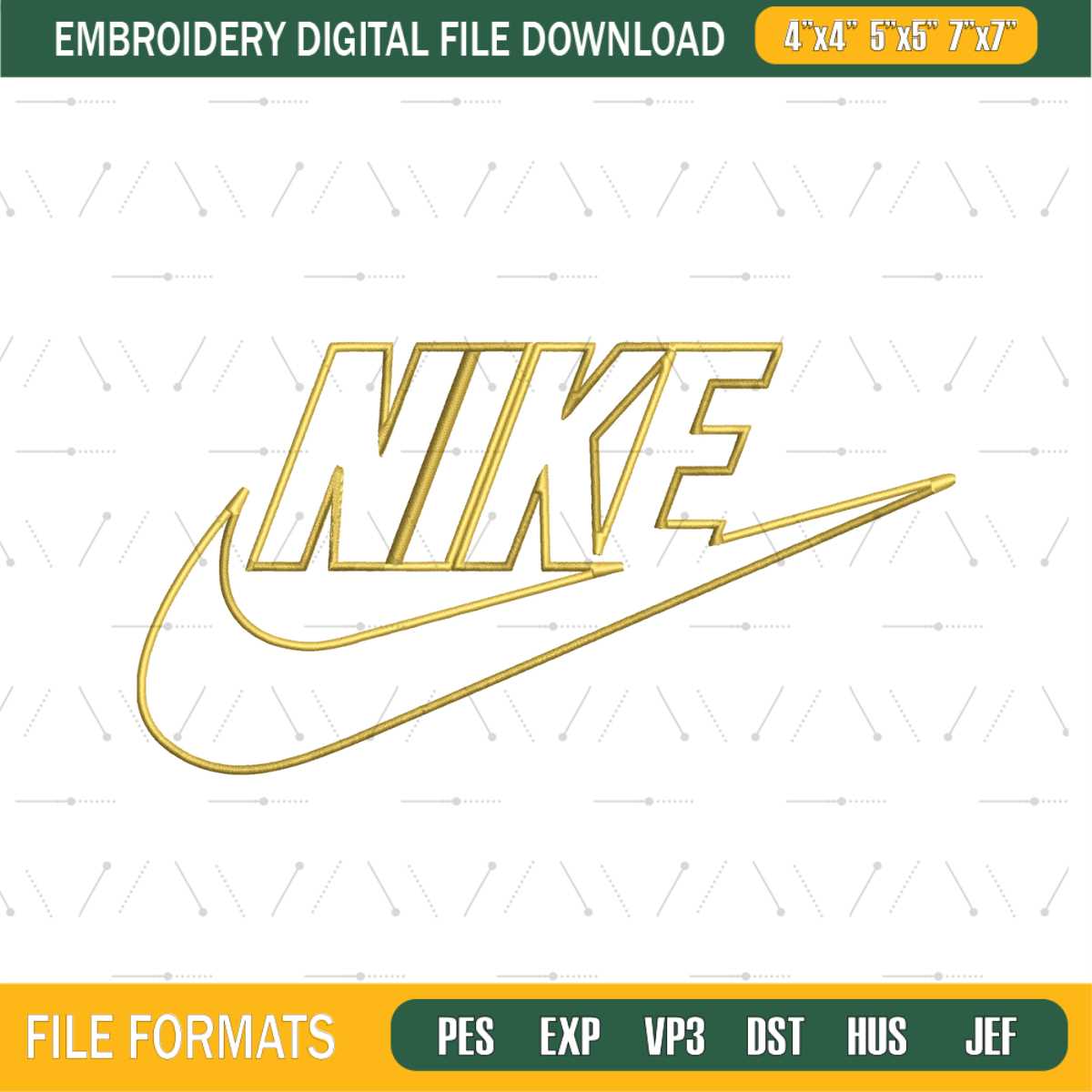 Nike Swoosh Applique Embroidery | Inspire Uplift