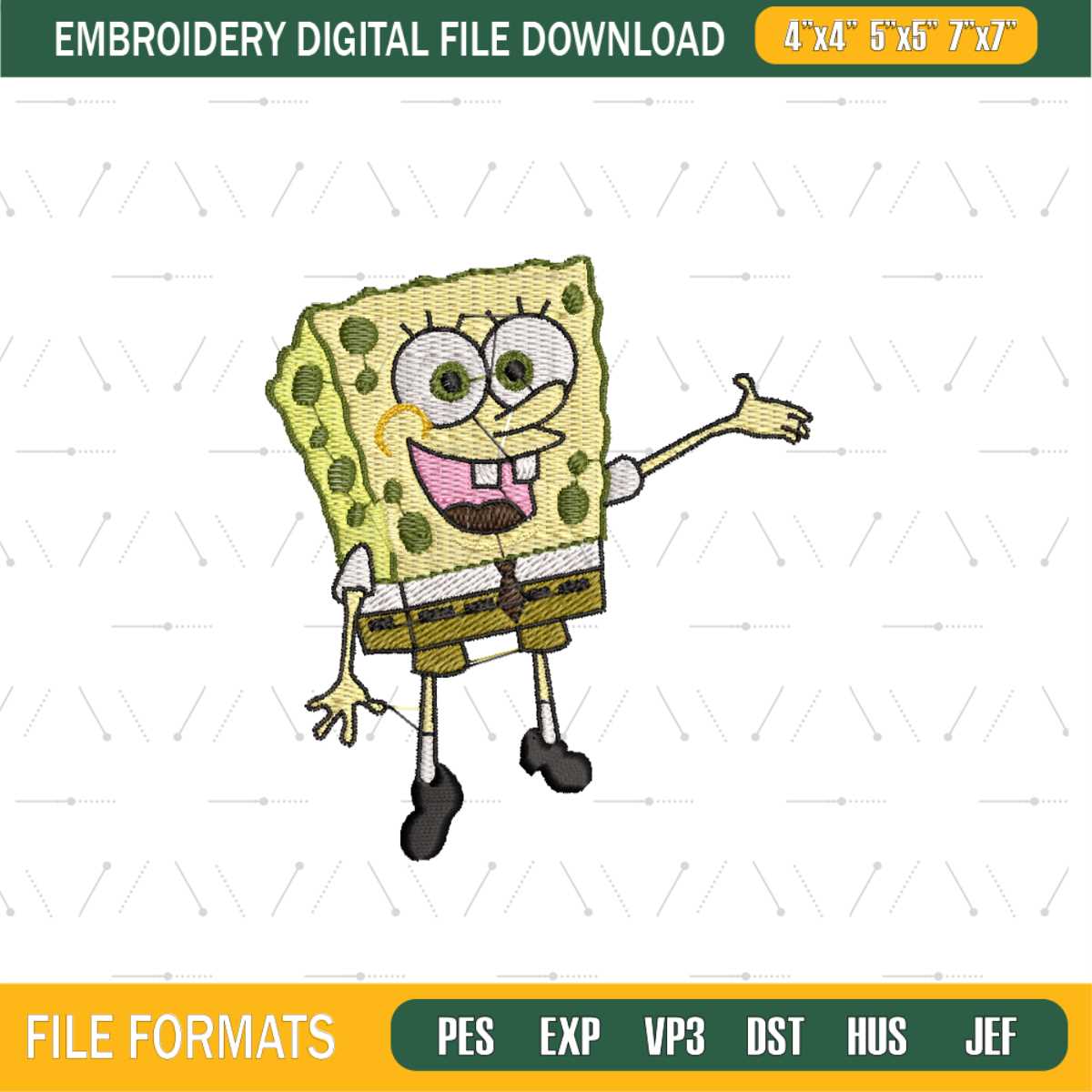 Introducing SpongeBob SquarePants Embroidery | Inspire Uplift