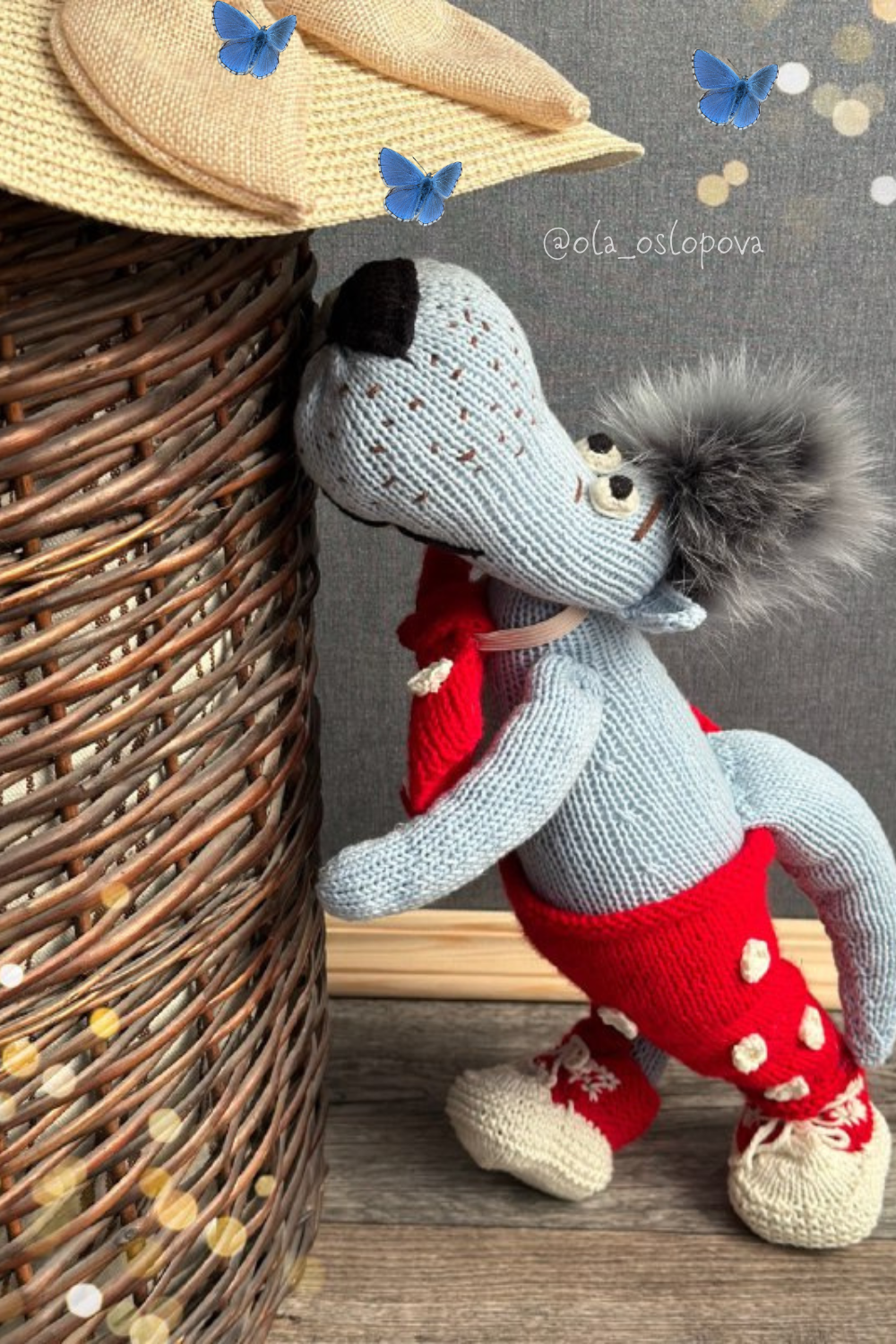 Wolf knitting pattern | Inspire Uplift