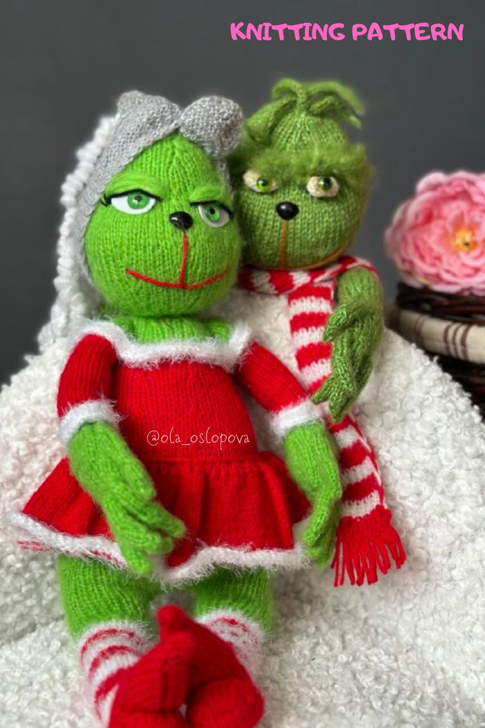Miss Grinch knitting pattern | Inspire Uplift