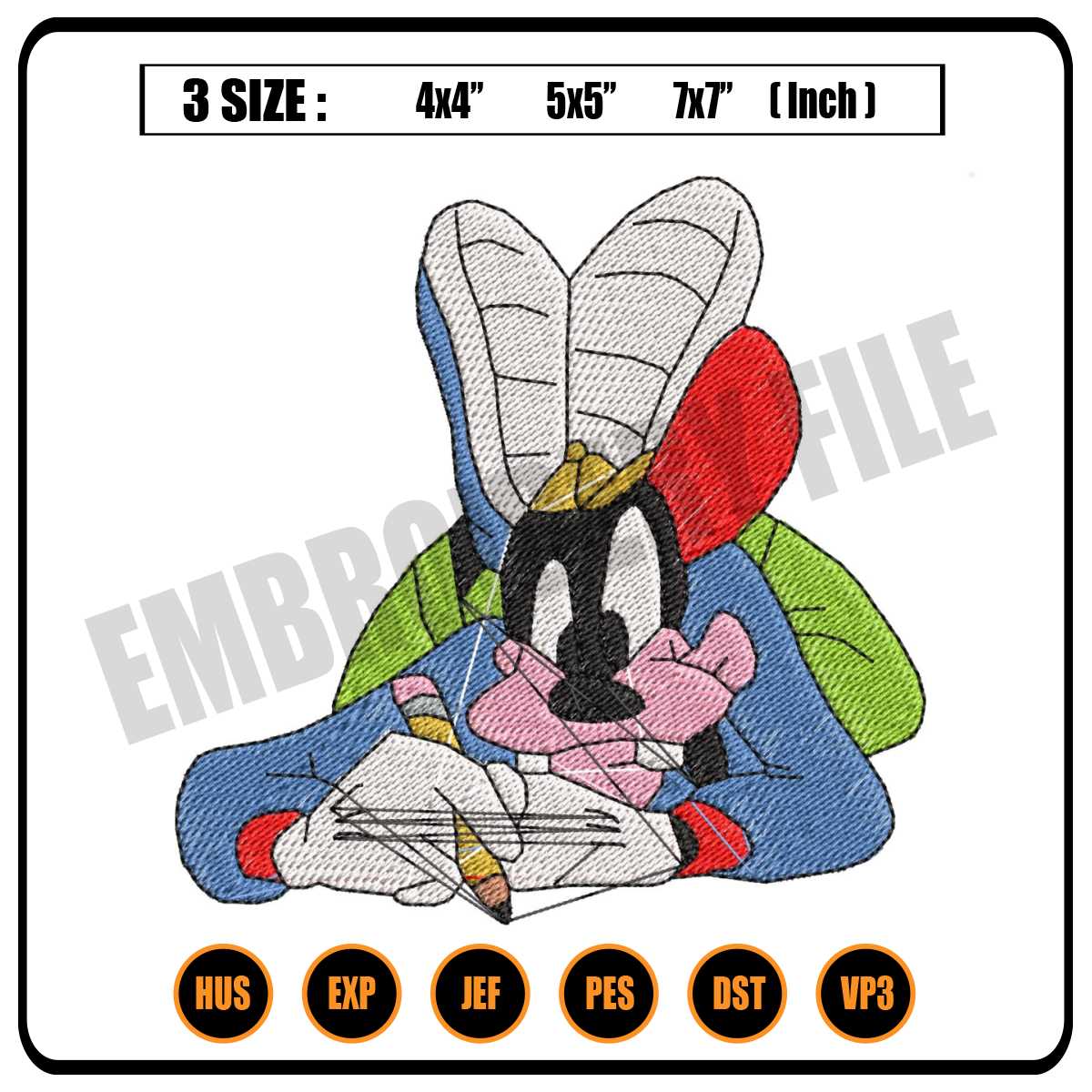 Goofy Design Disney Embroidery ,png | Inspire Uplift