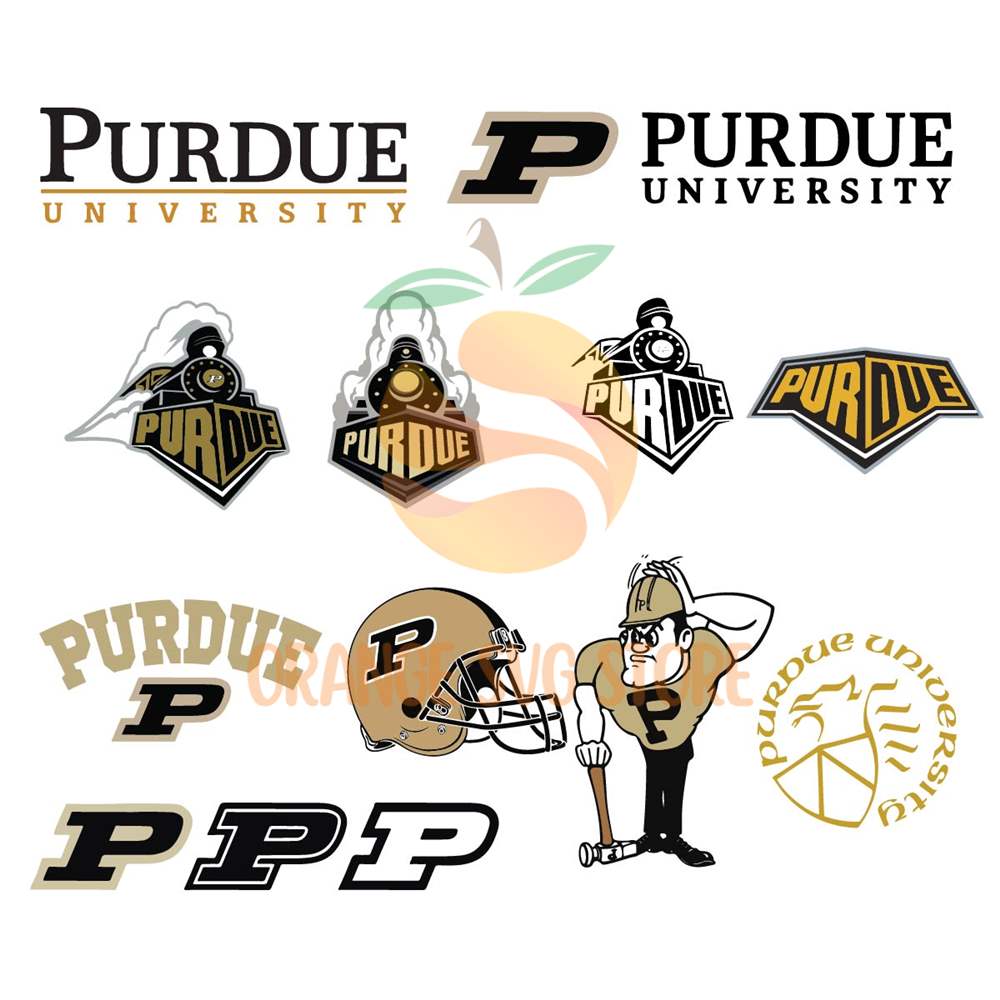 Purdue Boilermakers Football Designs Bundle SVG EPS PNG DXF | Inspire ...