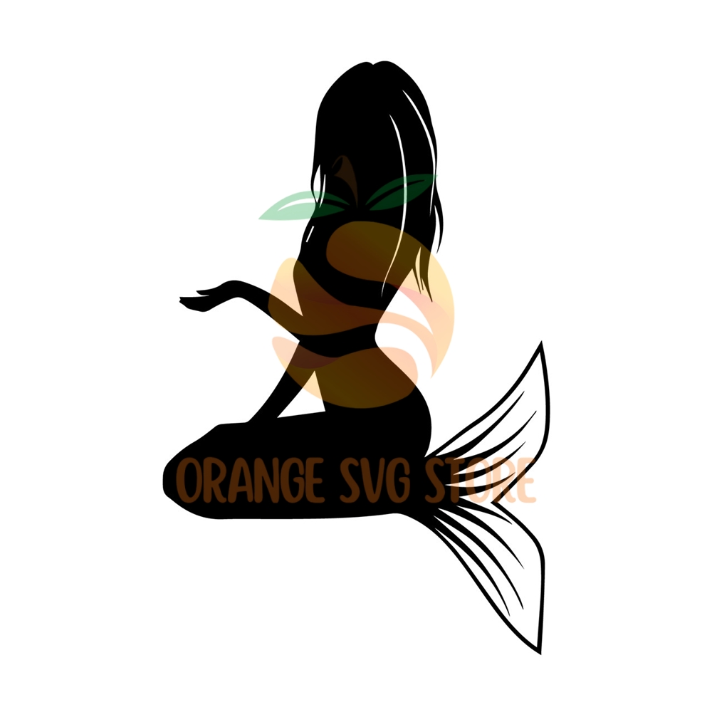 Disney Little Mermaid Ariel Fish Tail SVG Silhouette | Inspire Uplift