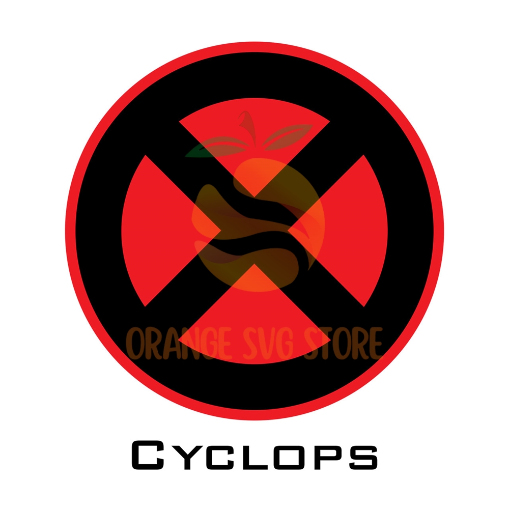 Avengers Superhero Cyclops Logo SVG | Inspire Uplift