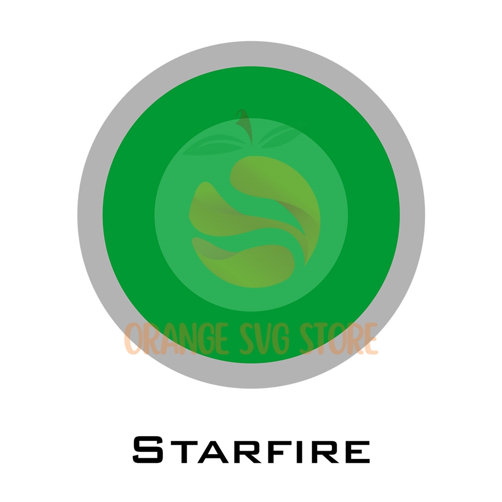 Avengers Superheroes Starfire Logo SVG | Inspire Uplift