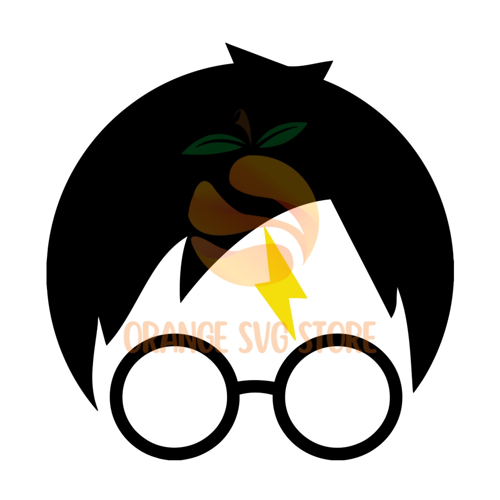 Wizard Boy Harry Potter Head SVG Cut File,Harry Potter Head - Inspire ...