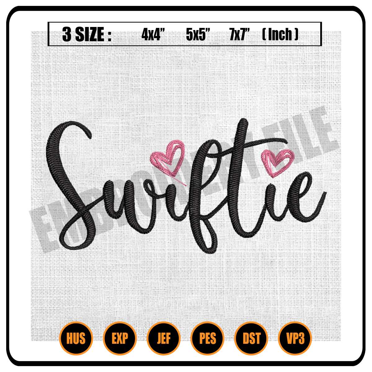 Swiftie Love Embroidery Design, Taylor Swift Embroidery, The | Inspire ...