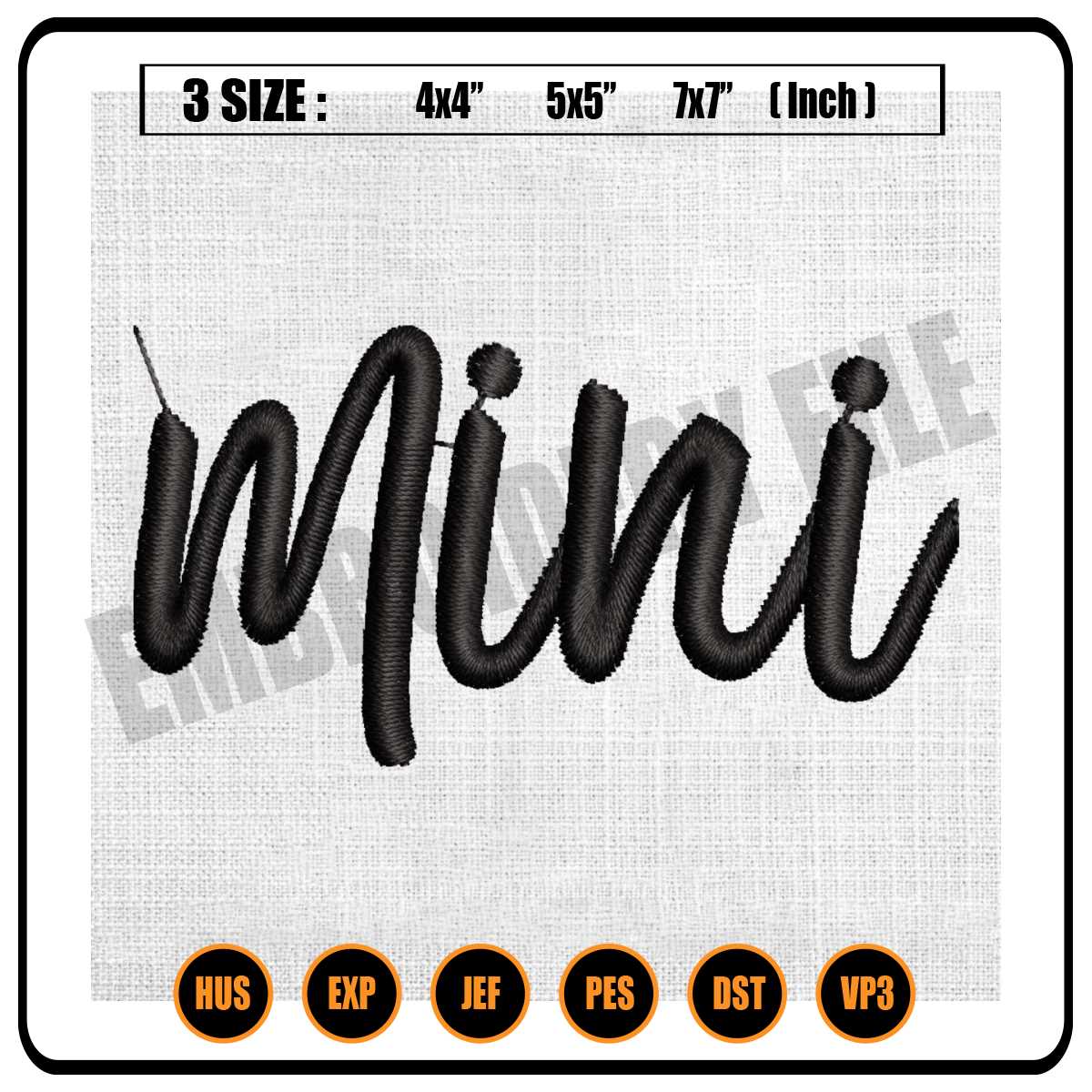 Mini Lettering Machine Embroidery Design, Happy Mother Day E | Inspire ...