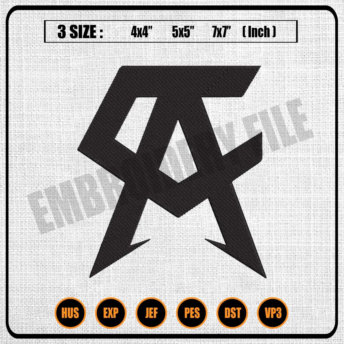 Canelo Alvarez Logo Embroidery Design Files | Inspire Uplift