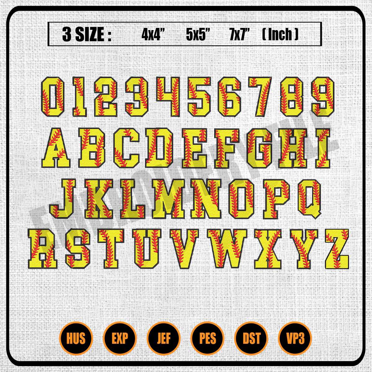 sports embroidery font - Inspire Uplift