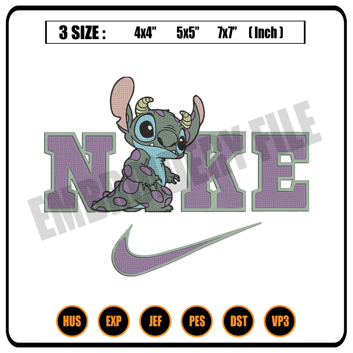 Nike Stitch Embroidery Design,Lilo And Stitch Embroidery Mac | Inspire ...