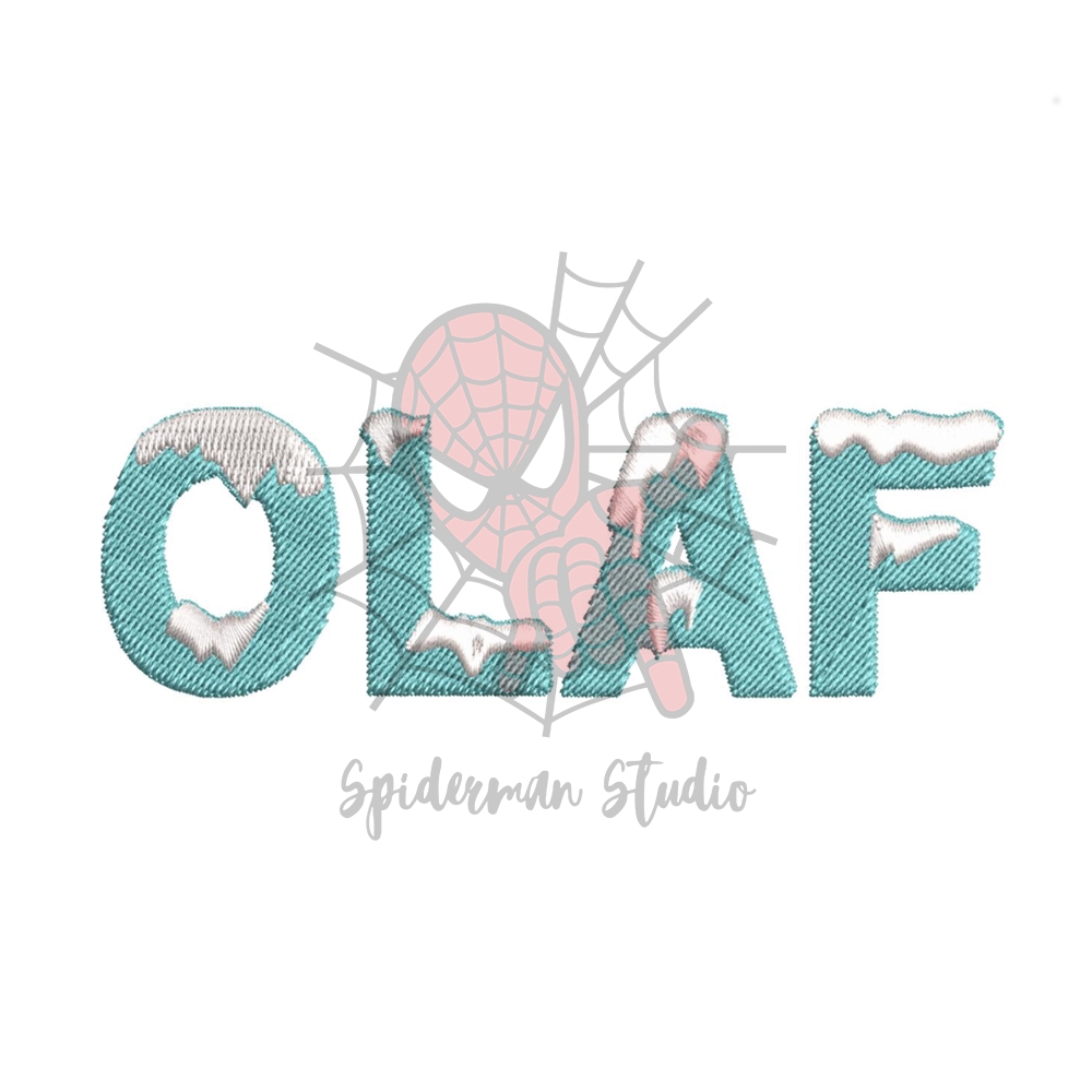 Olaf Logo Frozen Embroidery Png | Inspire Uplift