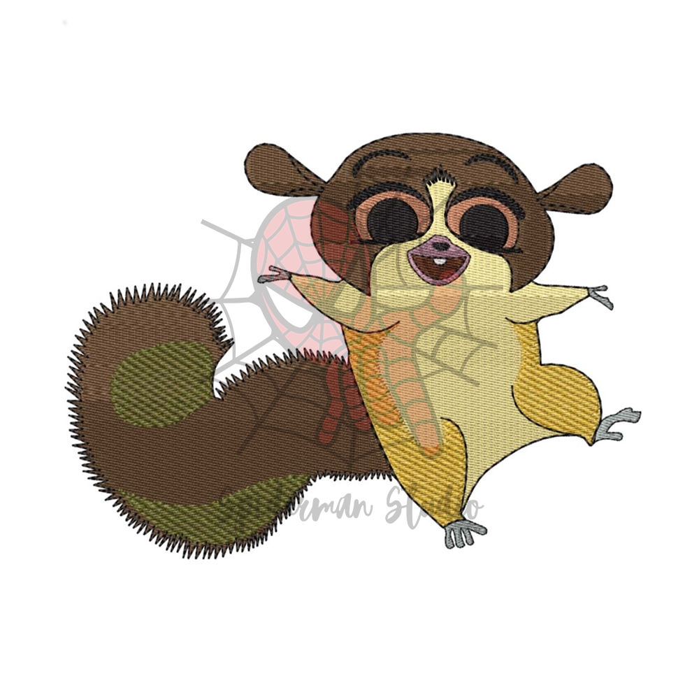 Madagascar Morty Embroidery | Inspire Uplift