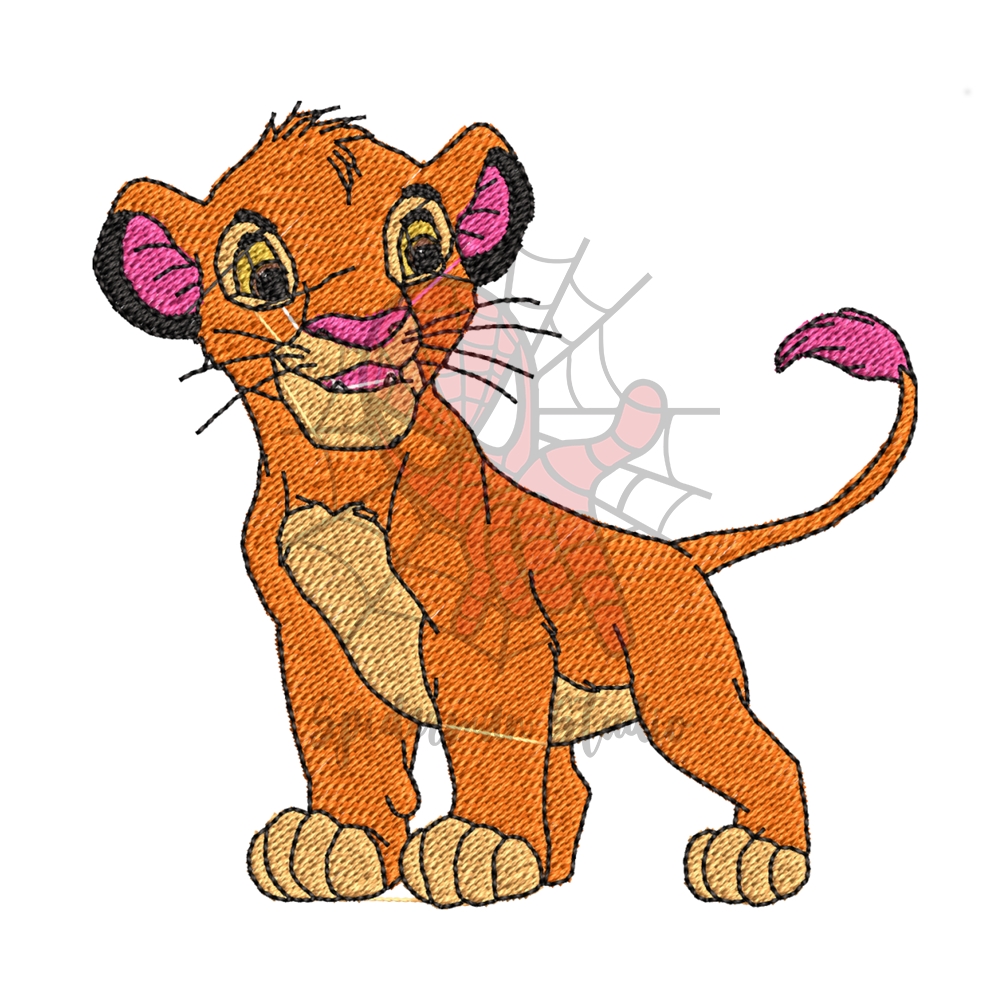 Disney Little Lion King Simba Embroidery | Inspire Uplift