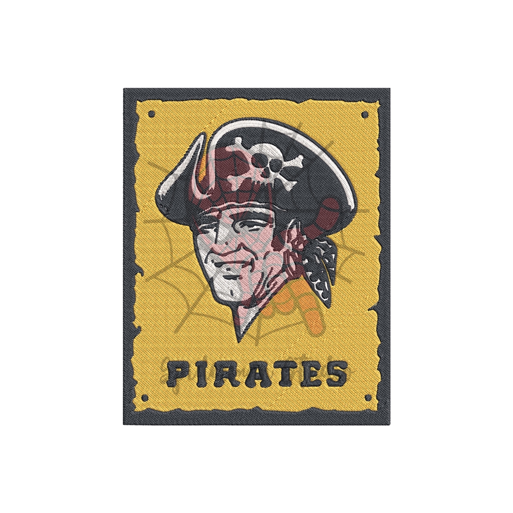 Pittsburgh Pirates Logo Embroidery Png | Inspire Uplift