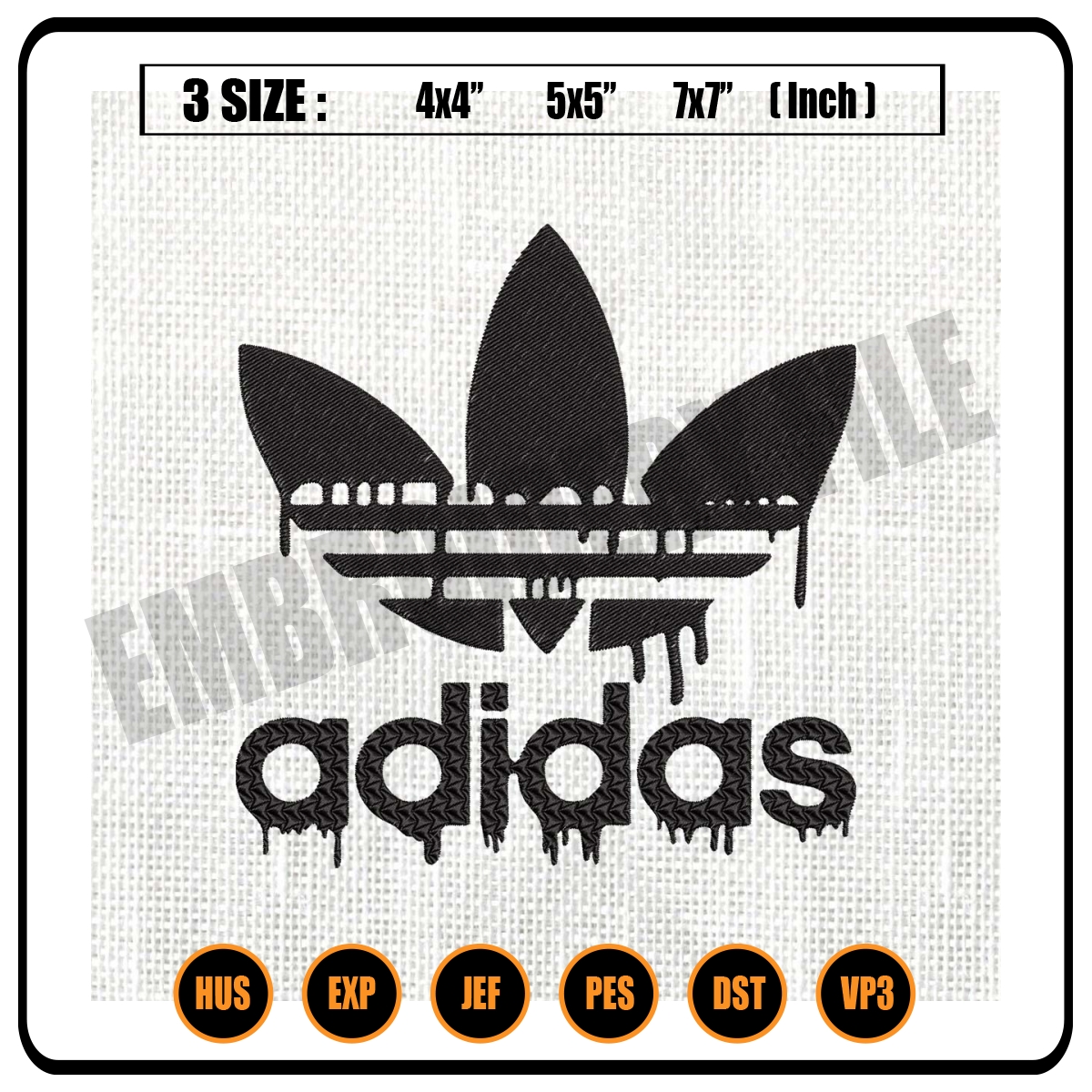 Adidas Logo Embroidery Designs | Inspire Uplift