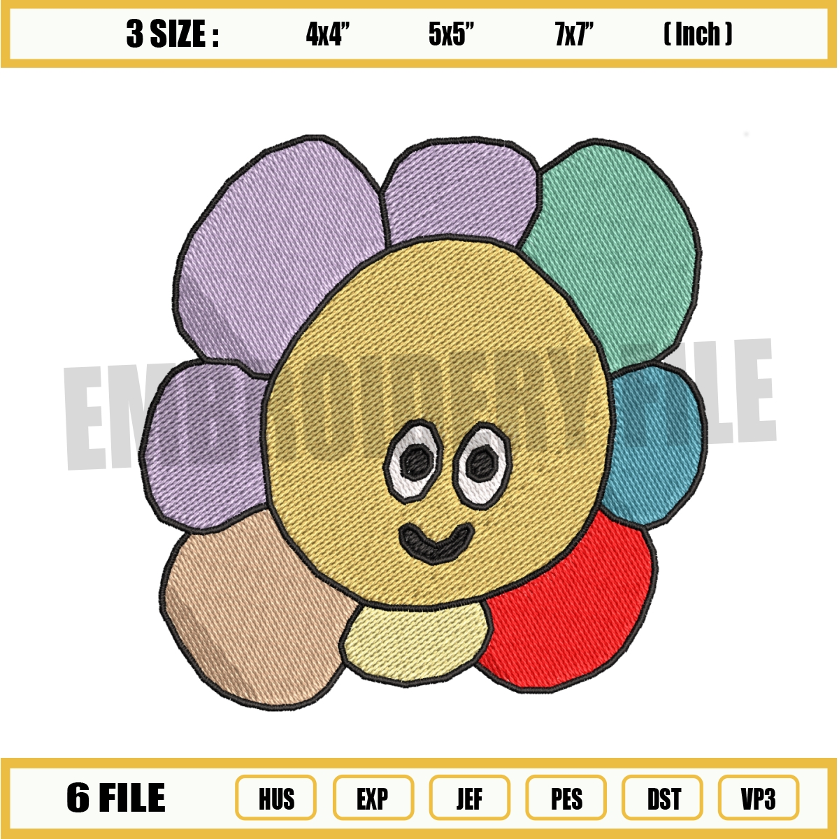 In The Night Garden Sunflower Haahoos Embroidery png - Inspire Uplift