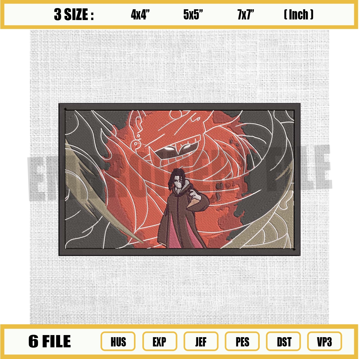 Itachi V5, Embroidery File, Embroidery Design - Inspire Uplift