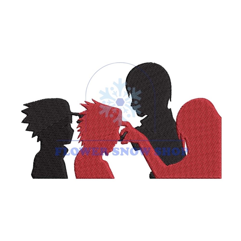 Uchiha Clan Anime Embroidery Design - Inspire Uplift