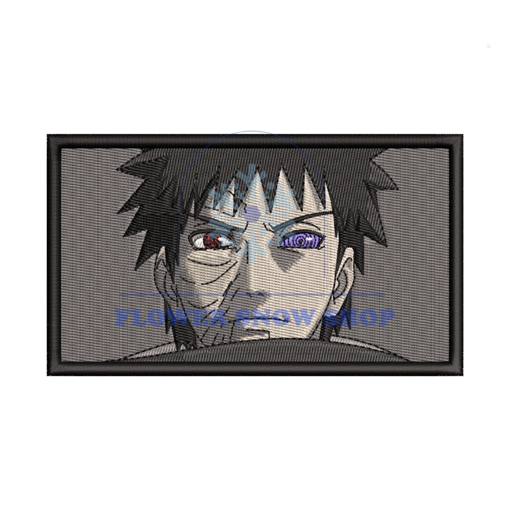 Uchiha Obito Anime Embroidery Design | Inspire Uplift