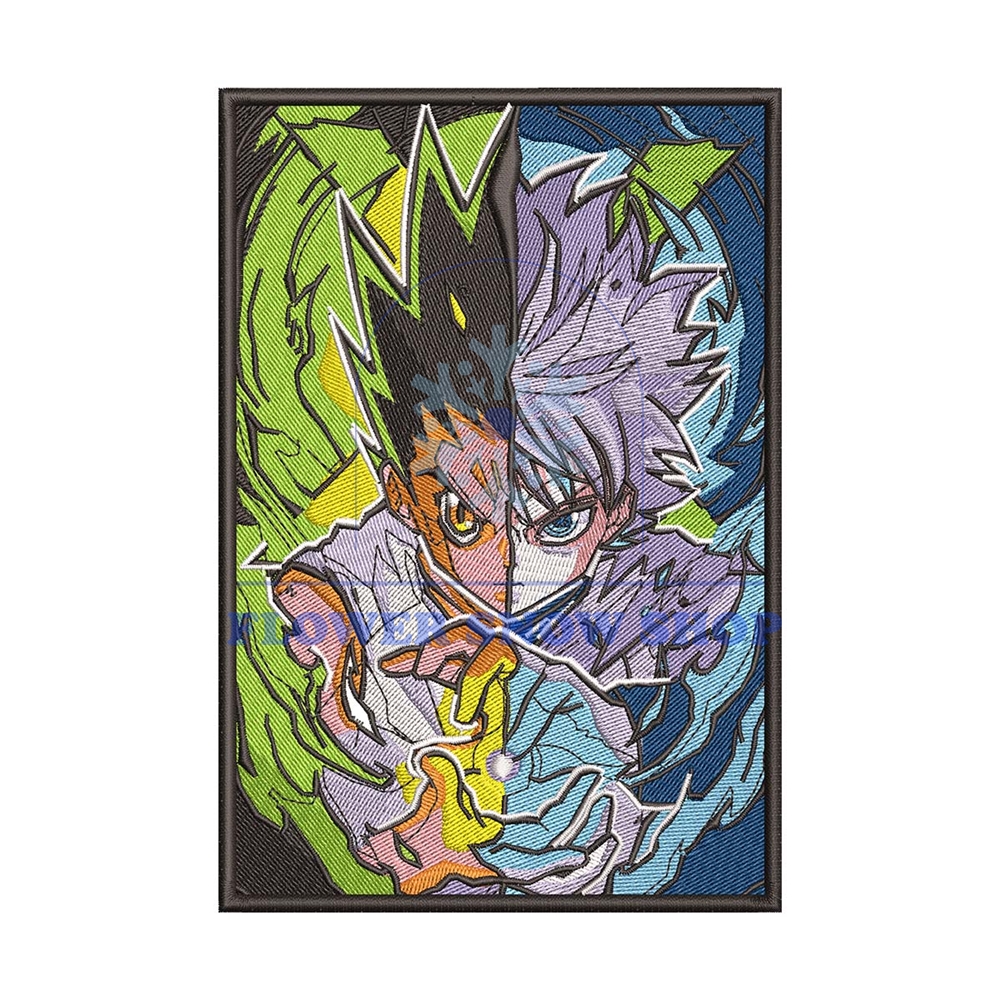 Gon x Killua Anime Embroidery Design File - Inspire Uplift