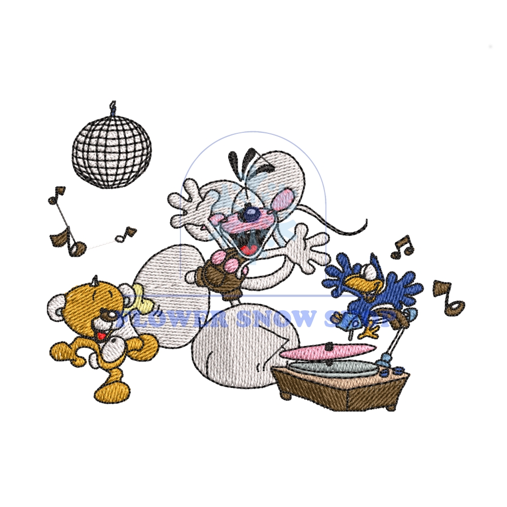 Diddl and Friends Orchestra Embroidery | Inspire Uplift