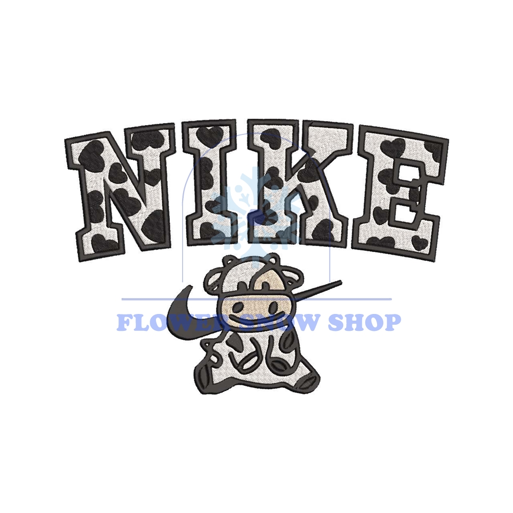 Dairy cow x nike embroidery design, Cow embroidery, Nike des | Inspire ...
