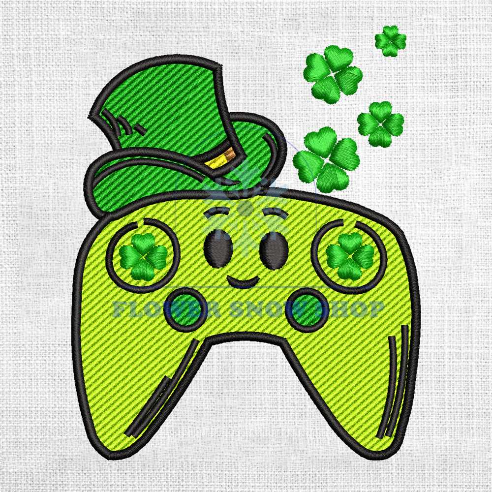 Video Game Patrick Machine Embroidery Design | Inspire Uplift