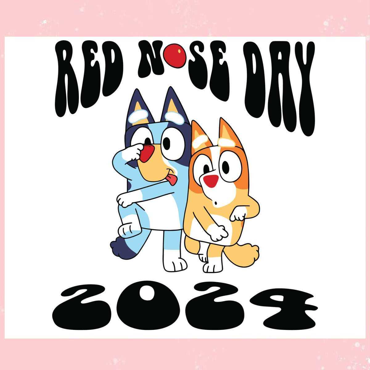 Red Nose Day 2024 Bluey Bingo ,Trending, Mothers day svg, Fa | Inspire ...