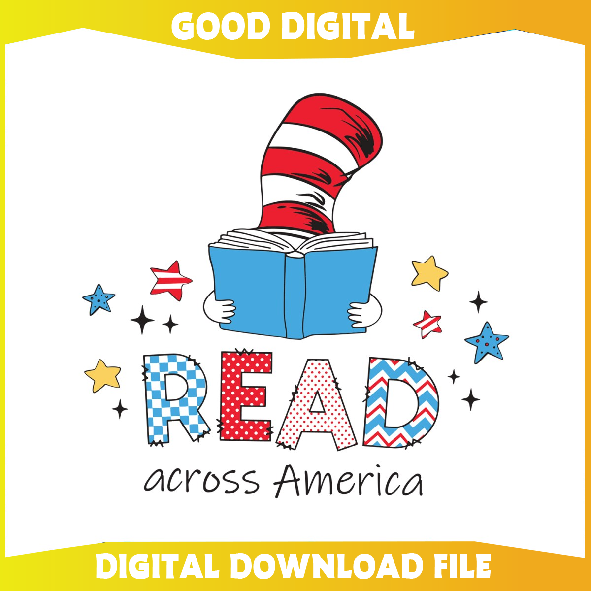 Dr Seuss Read Across America SVG | Inspire Uplift