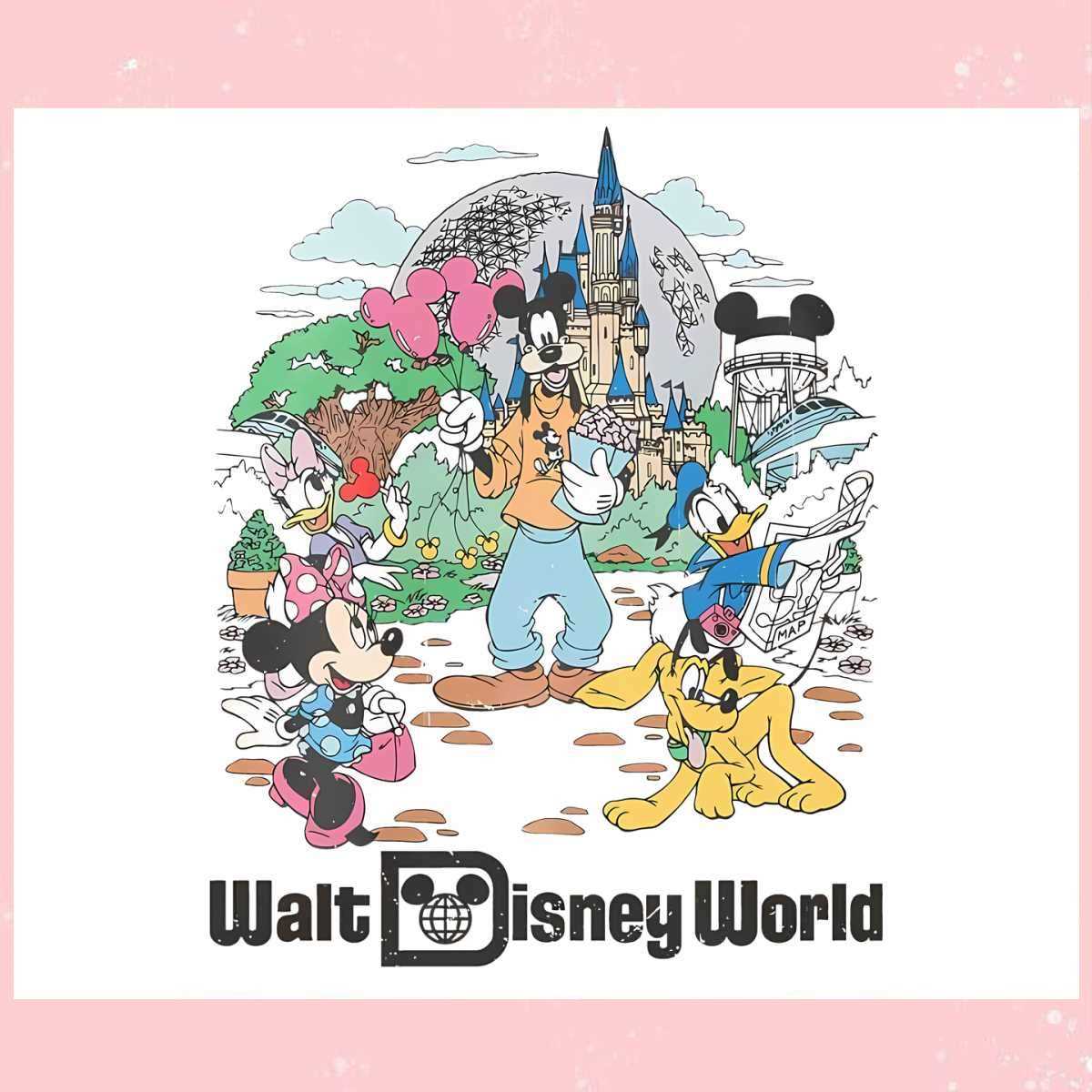 Vintage Walt Disney World Mickey And Friends ,Trending, Moth | Inspire ...