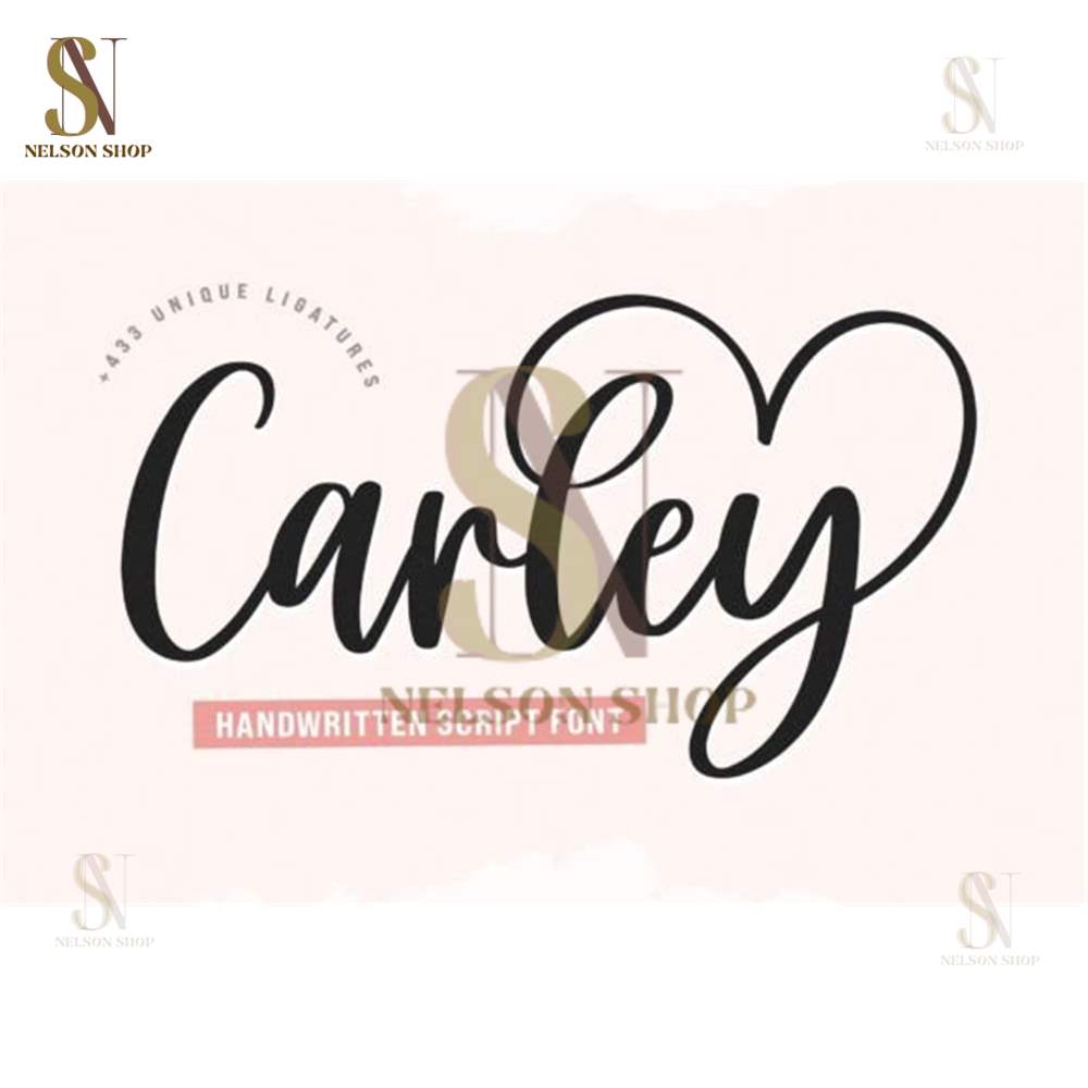 Script Font Font With Hearts Cursive Font Font With Tails Inspire