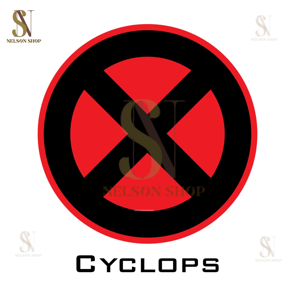 Avengers Superhero Cyclops Logo SVG | Inspire Uplift