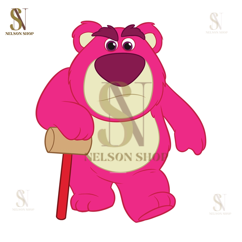 Disney Character Toy Story Cartoon Lotso Hugging Bear Vector | Inspire ...
