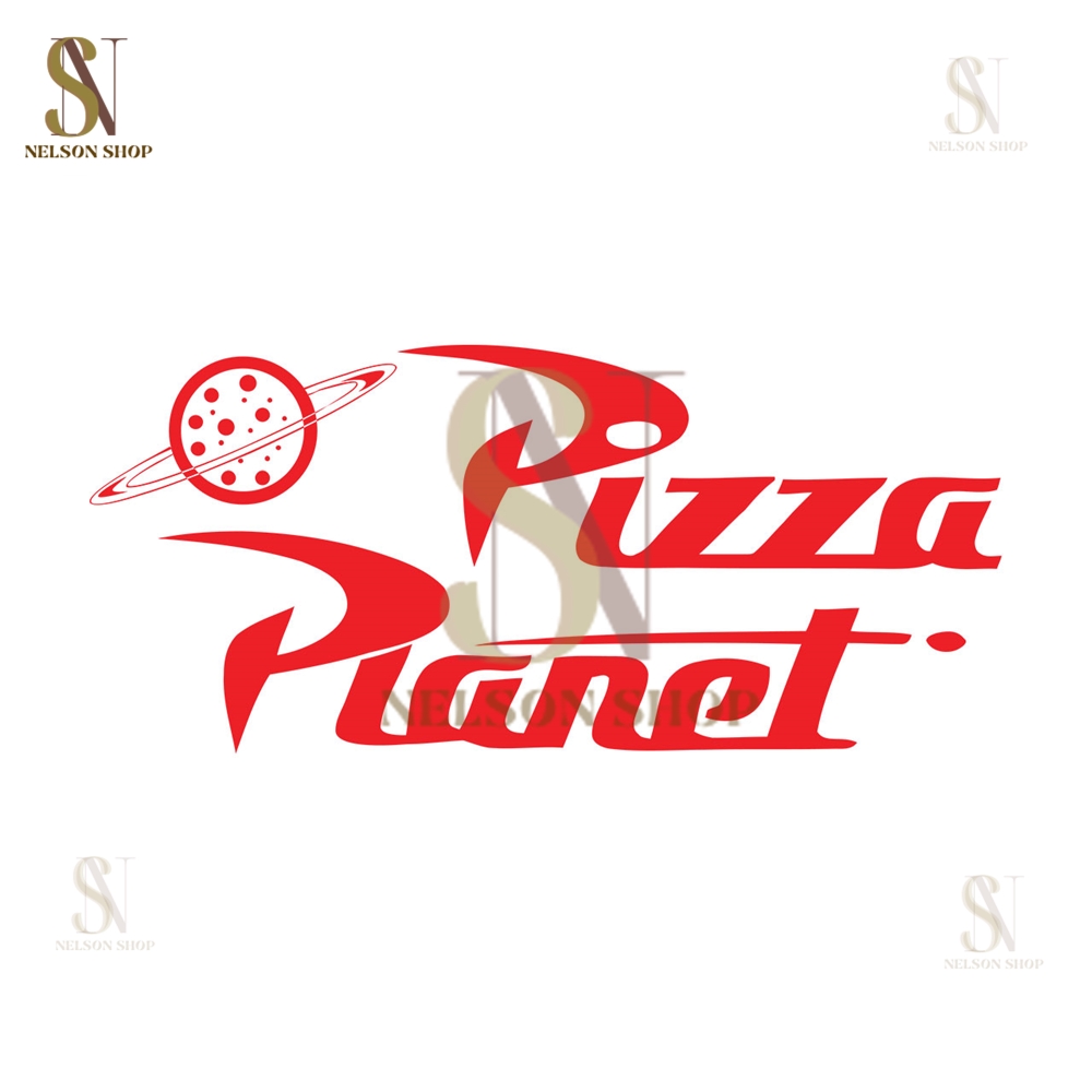 Pizza Planet Logo Disney Toy Story Cartoon SVG | Inspire Uplift