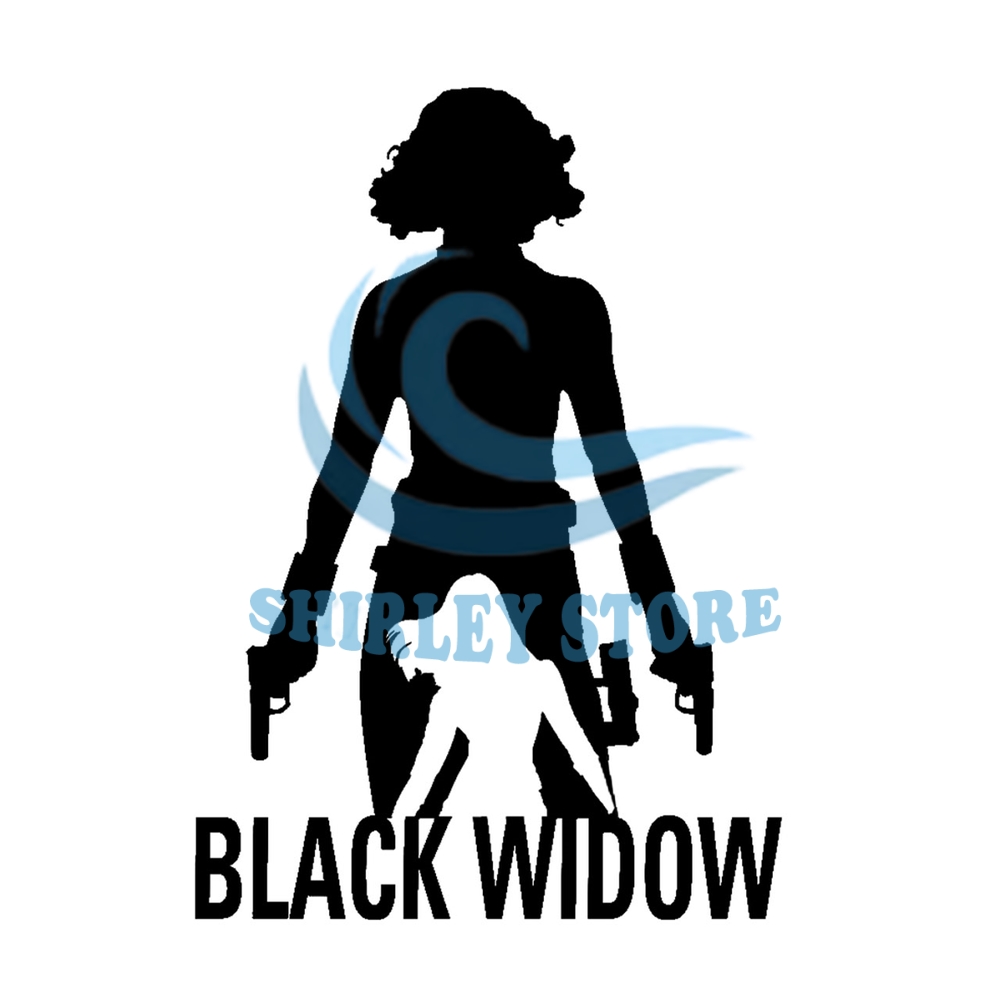 Marvel Avengers Superheroines Black Widow SVG Silhouette Cri | Inspire ...