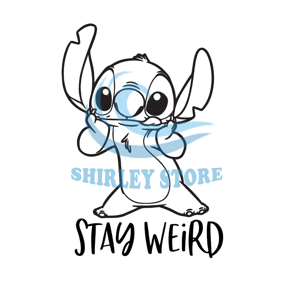 Disney Stitch Stay Weird Stitch SVG | Inspire Uplift